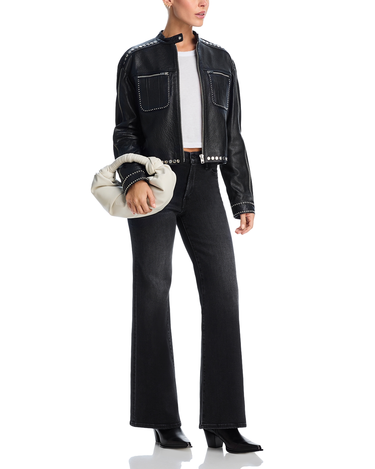 MOTHER MOTHER Petites Lil' Hustler Roller High-Rise Jeans